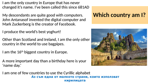 Geography Starter - Which Country Am I? (Pack 3) | Teaching Resources
