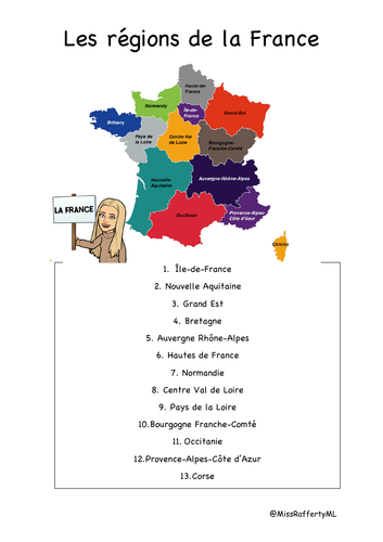 S2 French regions booklet | Teaching Resources