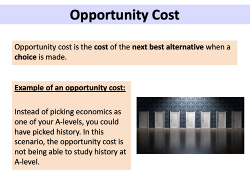 The Economic Problem - A Level Economics | Teaching Resources