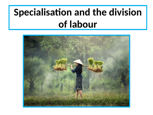 Specialisation & the Division of Labour - A Level Economics | Teaching ...