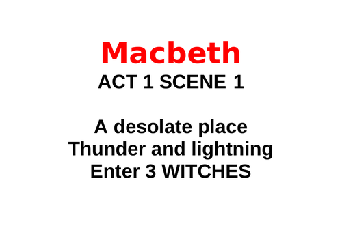 Shakespeare's Macbeth: Extensive Drama resource pack | Teaching Resources