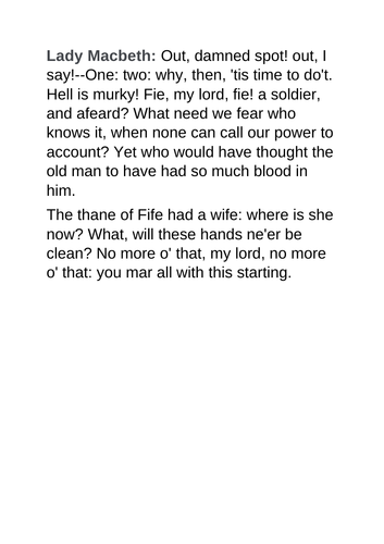 Shakespeare's Macbeth: Extensive Drama resource pack | Teaching Resources