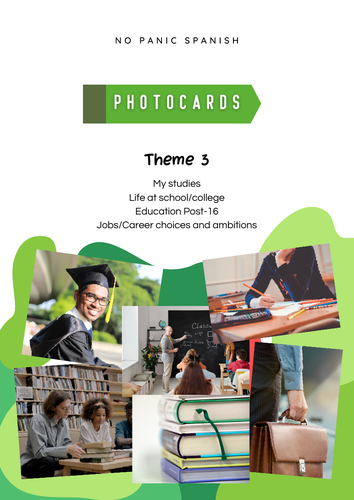 PHOTOCARDS | Theme 3 | Spanish GCSE | Speaking | Teaching Resources