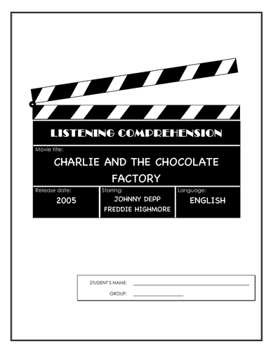 Listening Comprehension - Charlie and the Chocolate Factory | Teaching ...