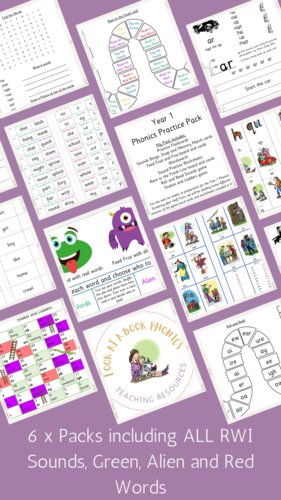 RWI Screening Homework/Intervention Pack (1 of 6) | Teaching Resources