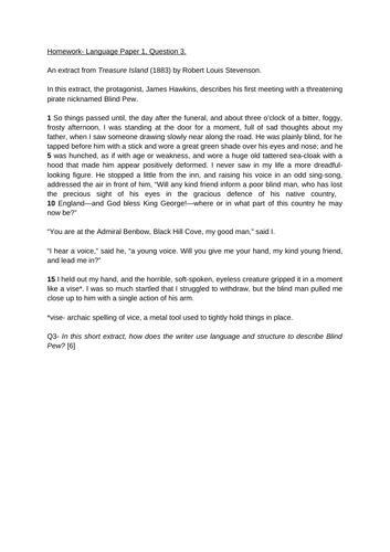 Mega bundle of Edexcel Language Paper 1, Question 3 exam style ...