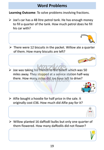Fractions - Functional Skills Maths - Entry Level 2 | Teaching Resources