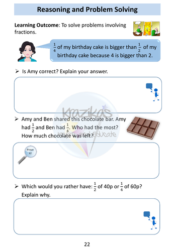 Fractions - Functional Skills Maths - Entry Level 2 | Teaching Resources