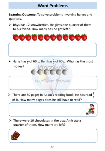 Fractions - Functional Skills Maths - Entry Level 2 | Teaching Resources