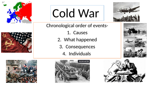 Cold War- Cause, Event, Consequence Revision Powerpoint | Teaching ...