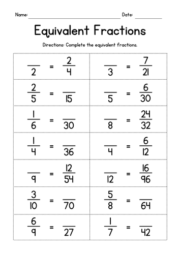 Fractions Worksheets BUNDLE - Counting & Coloring Activities - Test ...