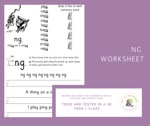 RWI Set 1 Special Friends Worksheet Pack | Teaching Resources
