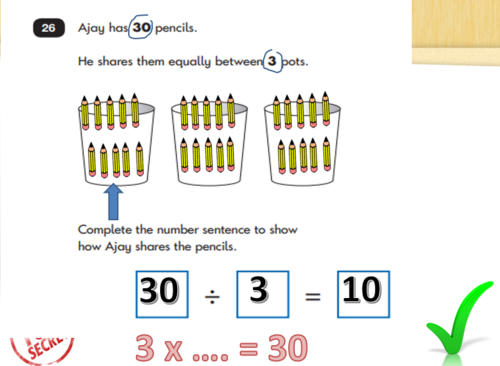 Y2 SATS Reasoning Multiplication and Division Practice | Teaching Resources