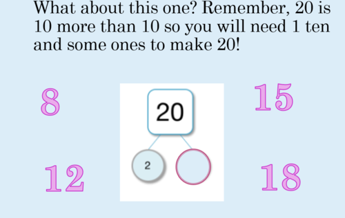 Number Bonds to 20 Quiz | Teaching Resources
