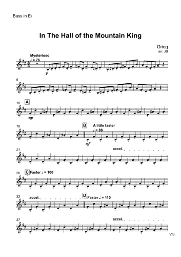 School Orchestra - In The Hall Of The Mountain King | Teaching Resources