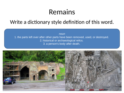 Poetry - Remains (Armitage) - full lesson on poem analysis for AQA Eng ...