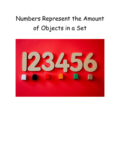 Numbers Represent the Amount of Objects in a Set | Teaching Resources
