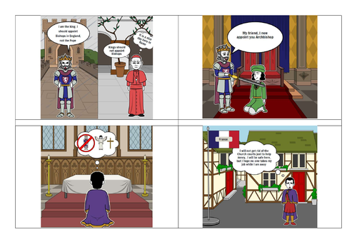 Who Killed Thomas Becket - Murder enquiry (group work) | Teaching Resources