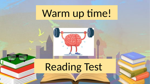 SATs reading warm up slides | Teaching Resources