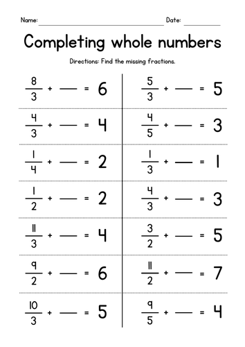 Adding & Subtracting Fractions and Mixed Numbers BUNDLE - Math ...