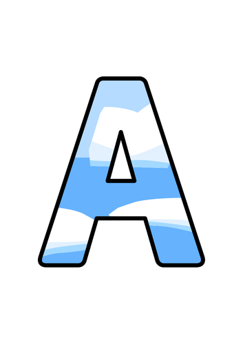 Arctic Display Letters SVG, PDF | Teaching Resources