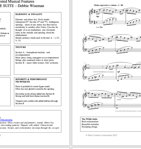 EDEXCEL - A Level Music Question 5 Essay Preparation THE PERIOD DRAMA ...