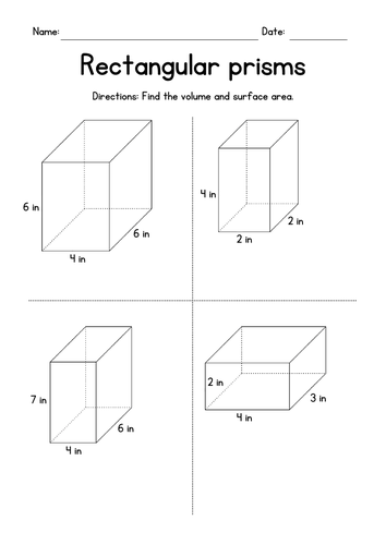 Area of 2D Shapes & Volume and Surface of 3D Shapes - Geometry ...