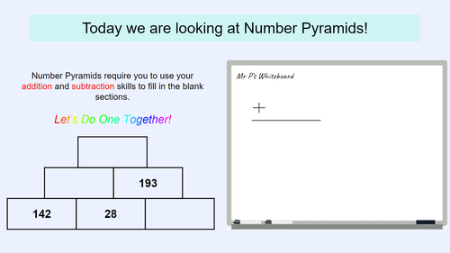 Number Pyramids - Maths Reasoning Lesson | Teaching Resources