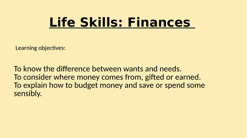 Life Skills 19 lessons | Teaching Resources