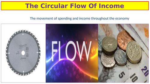 AS Economics - The Circular Flow of Income | Teaching Resources