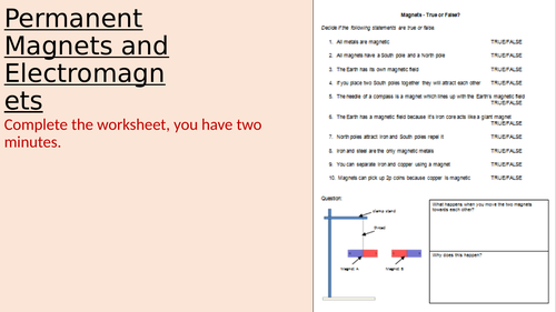 CIE iGCSE Magnetism and Electromagnetism (including induction ...