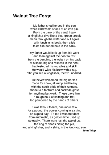 WJEC Poetry for Welsh Writers in English | Teaching Resources