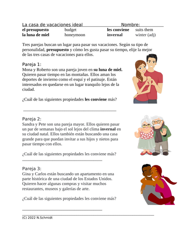 La casa de vacaciones ideales Lectura: Spanish Holiday Reading (house ...