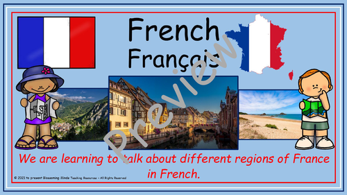 French Lesson : Regions of France | Teaching Resources