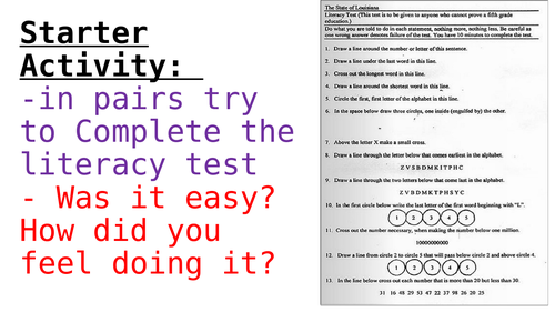 Civil Rights USA overview KS3 3 part lesson | Teaching Resources
