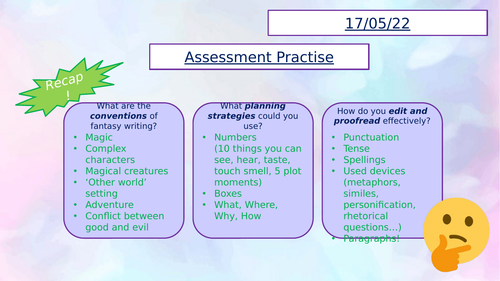 KS3 Fantasy Writing Unit | Teaching Resources