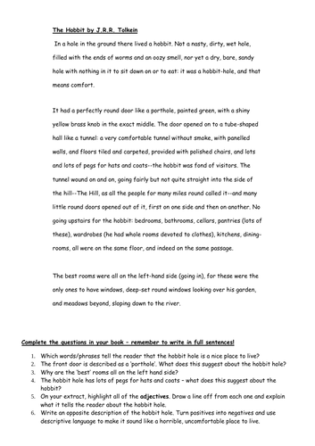 KS3 Fantasy Writing Unit | Teaching Resources