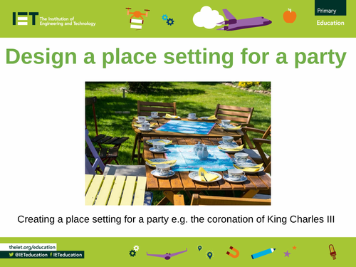 Design a place setting for a party | Teaching Resources