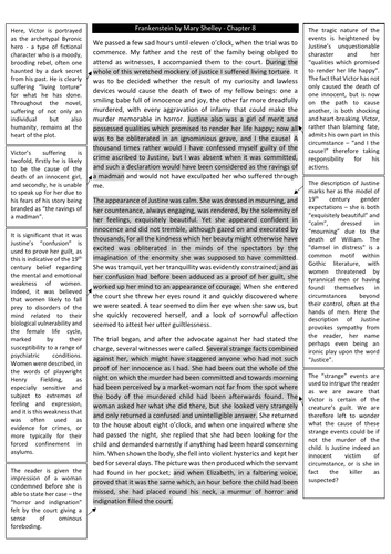 Frankenstein Chapter 8 Fully Annotated | Teaching Resources