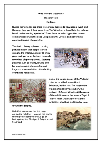 History KS2- Who were the Victorians? | Teaching Resources