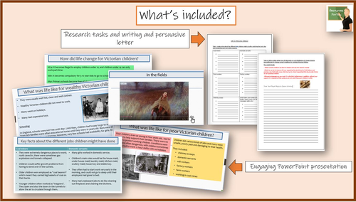 History KS2- Life for Victorian Children | Teaching Resources