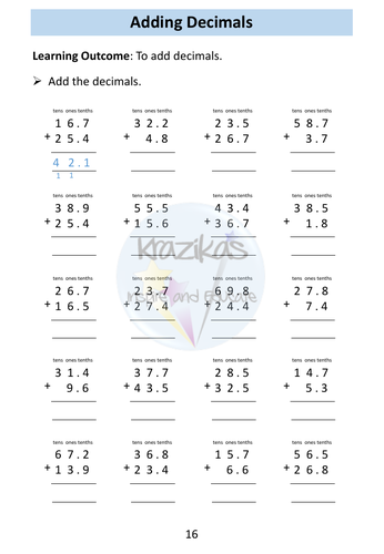 Decimals - Functional Skills Maths - Entry Level 2 | Teaching Resources