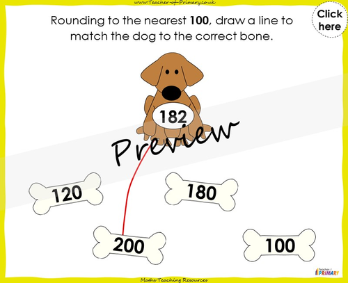 Rounding to the Nearest 100 - Year 4 | Teaching Resources