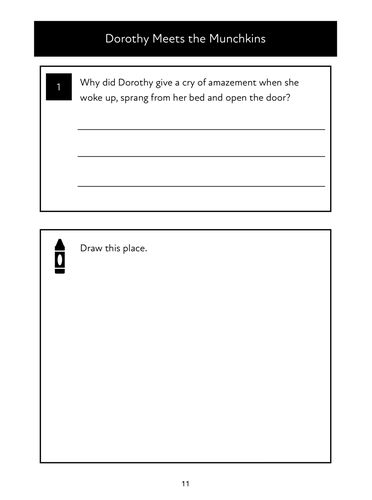 The Wonderful Wizard of Oz Workbook (6-10 years) | Teaching Resources
