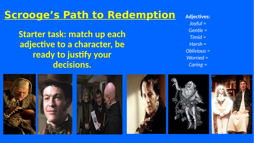 A Christmas Carol - Scrooge's First Change | Teaching Resources