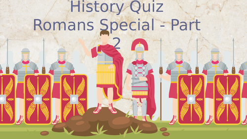 Romans Quiz Part 2 | Teaching Resources