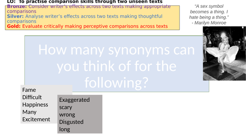 AQA English Language Paper 2 Q1-4 guided lessons to the exam | Teaching ...