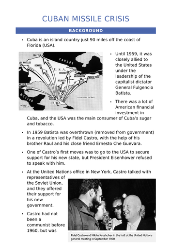Cold War - entire unit of work (KS3 - Year 9) | Teaching Resources