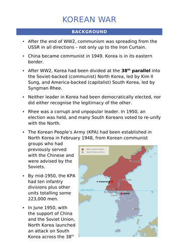 Cold War - entire unit of work (KS3 - Year 9) | Teaching Resources