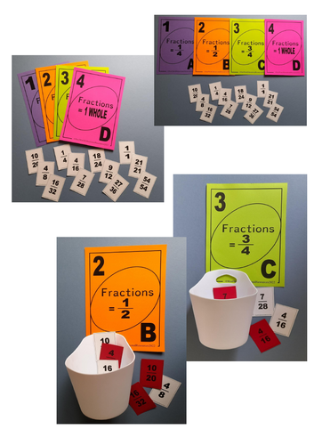 Y6 EQUIVALENT FRACTION SATS REVIEW - COLLABORATIVE LEARNING – FOUR ...